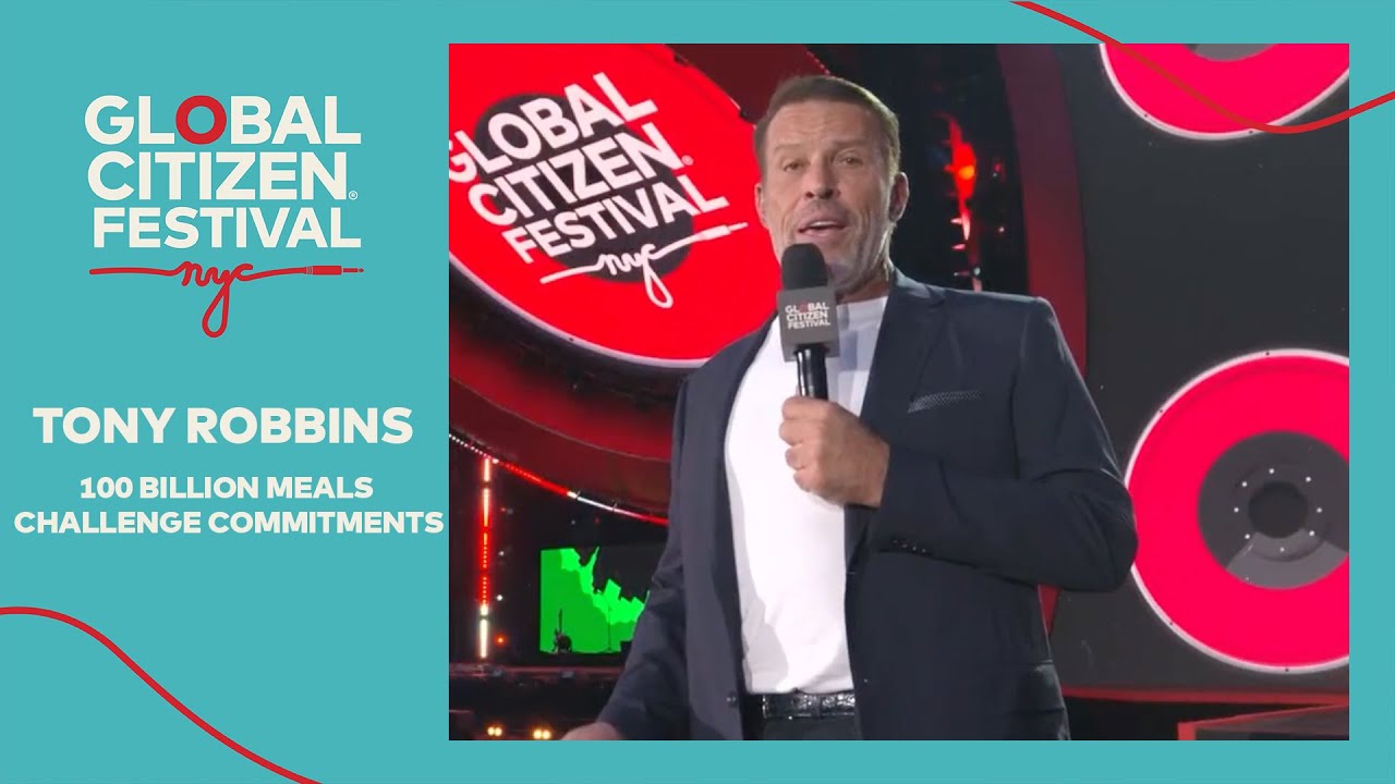 Tony Robbins Announces New 100 Billion Meals Challenge Commitments