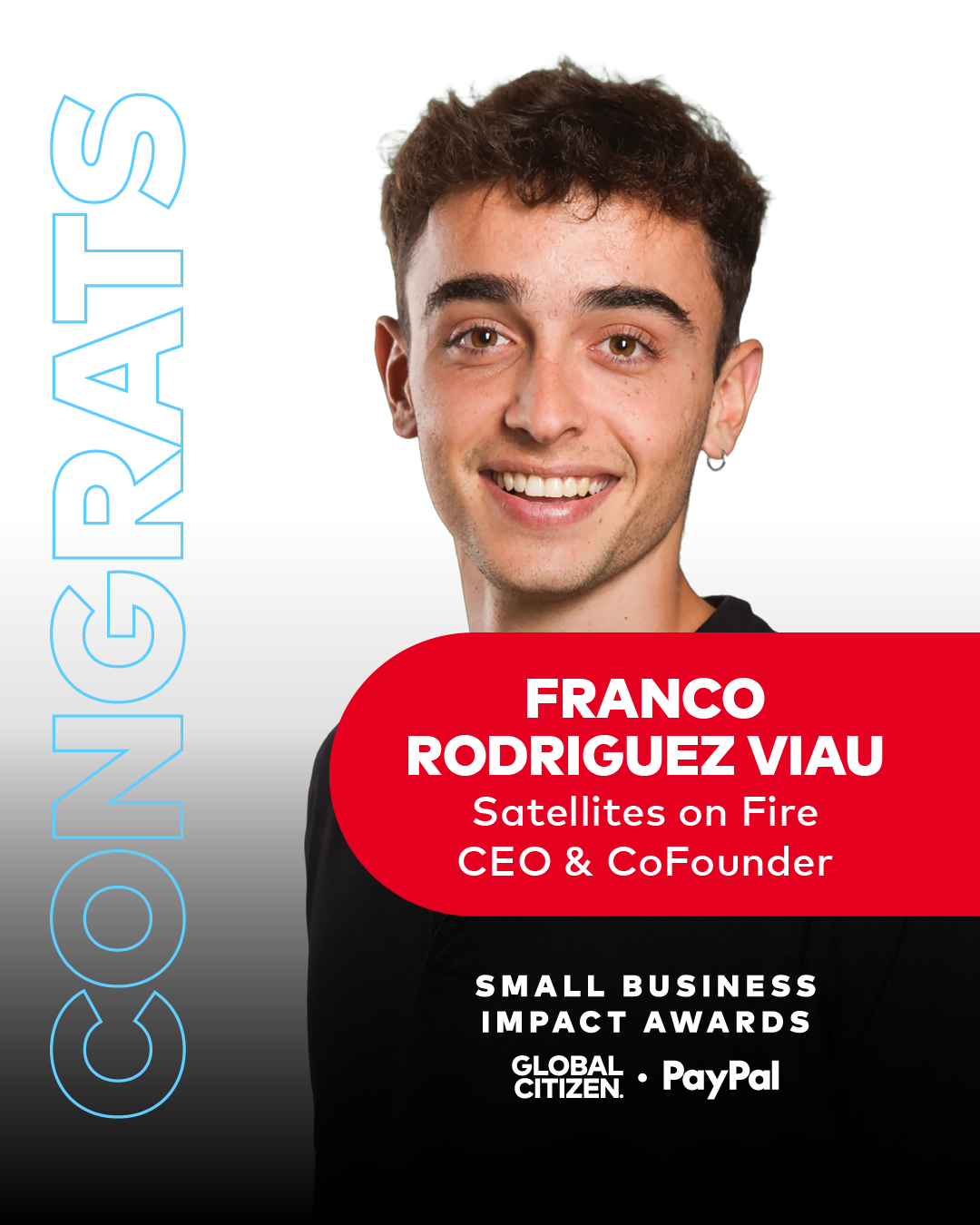 Franco Rodriguez Viau, CEO & Mitgründer Satellites on Fire