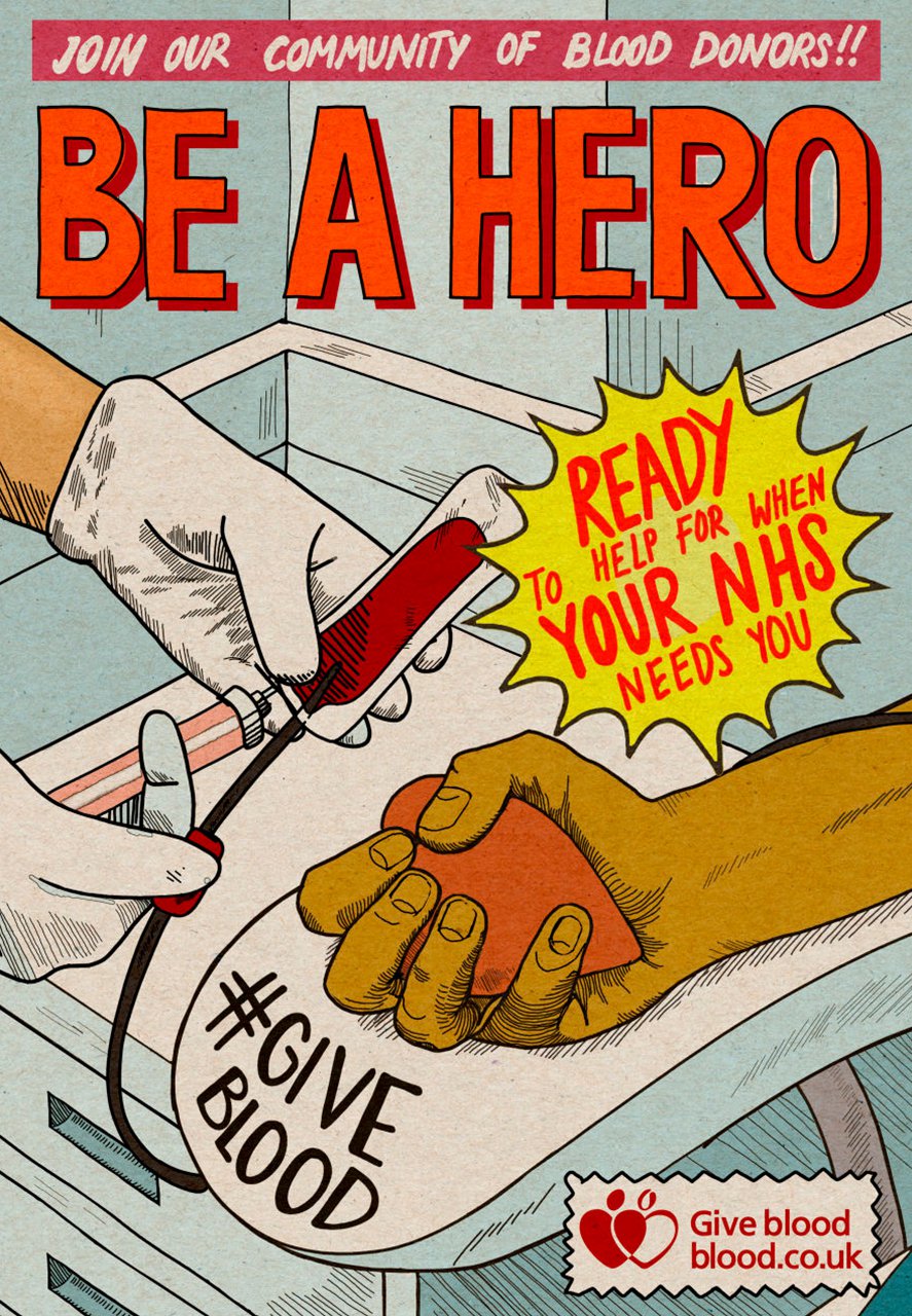 5 Incredible Alternative NHS Posters Urging People to Give Blood
