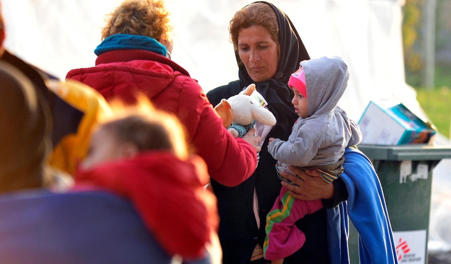 For child refugees, stuffed animals take on magnified role