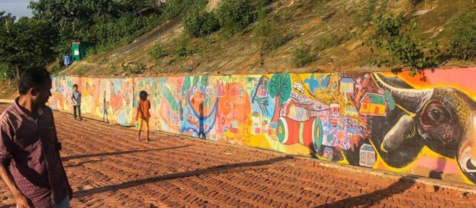 Rohingya Artists Tackle COVID-19 Fears as Refugees Wait for Vaccines