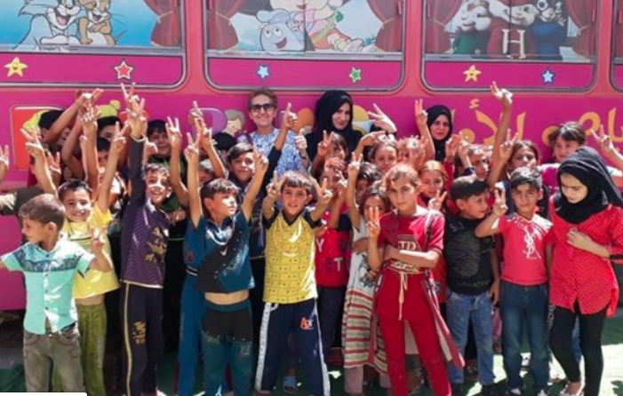 This Bus Provides Education and Hope to Homeless Children in Iraq