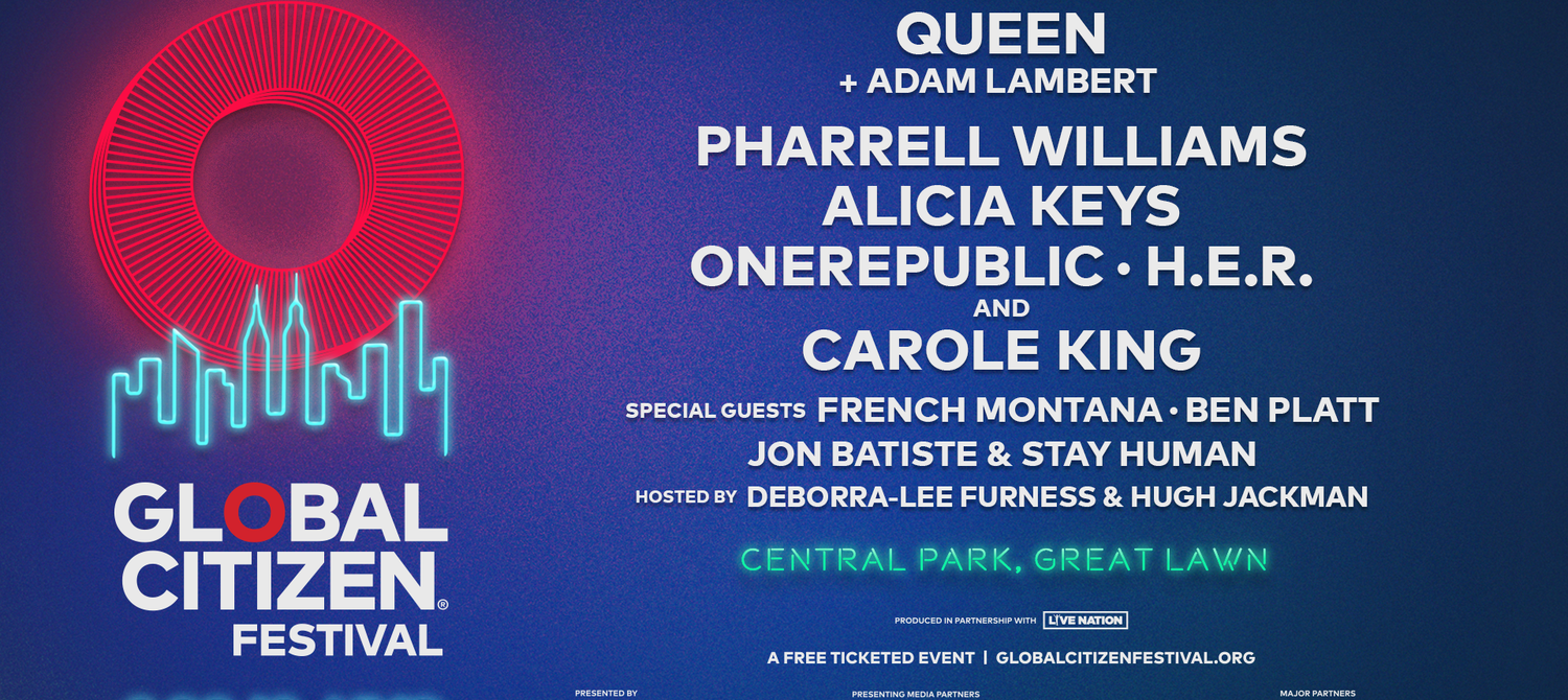 Here's Who Is Playing the 2019 Global Citizen Festival in New York