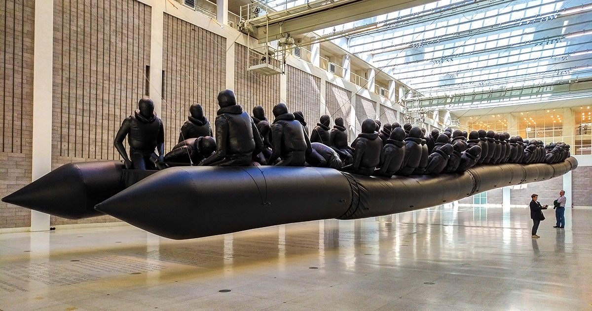 Ai Weiwei Sculpture Makes a Bold Statement About Refugee Crisis