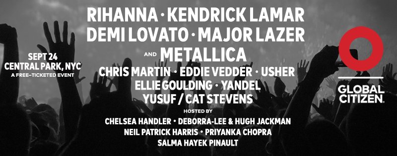 Events & Broadcasts | Global Citizen