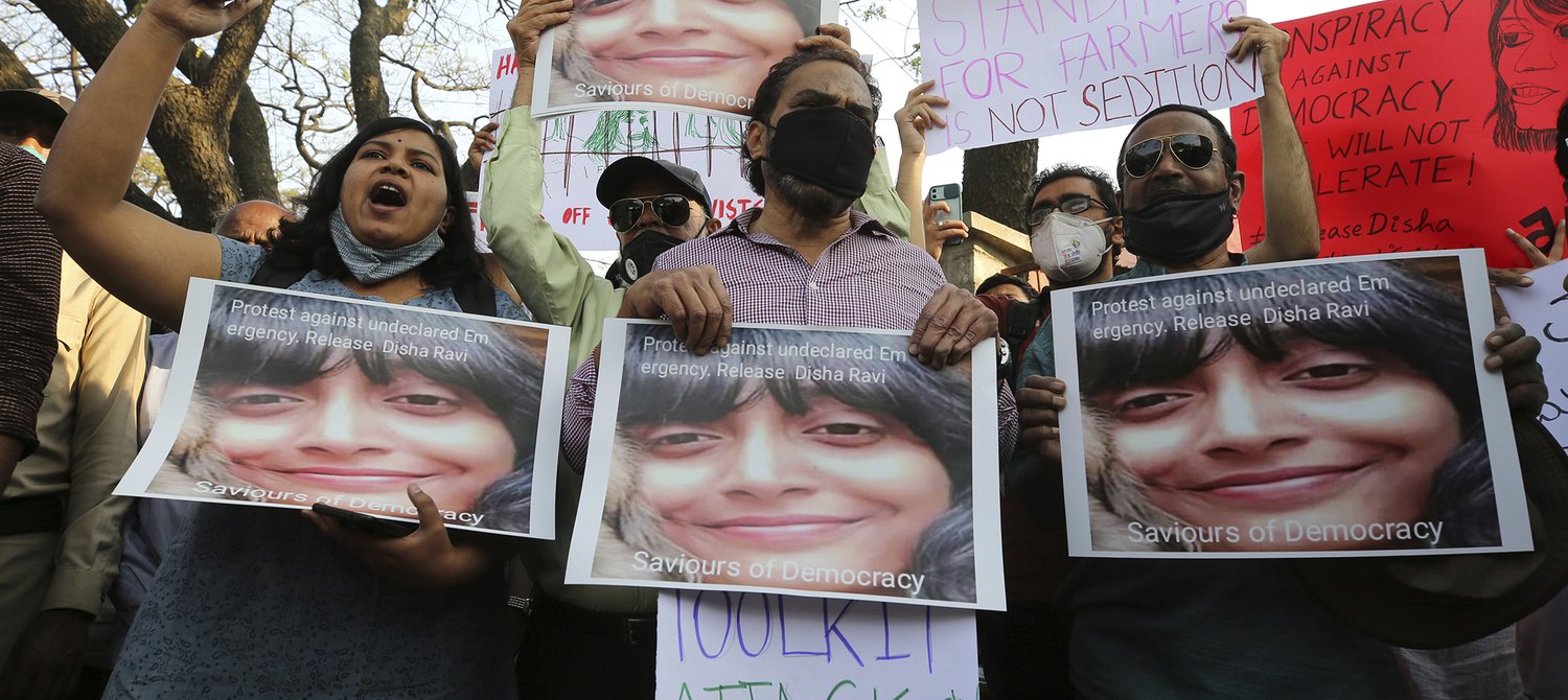 Climate Activist Disha Ravi's Arrest Sparks Fear and Resolve Among ...